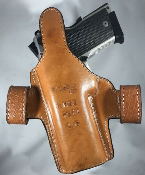Leather Snap On Open Top Holster